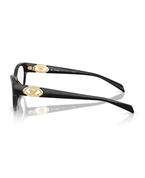 Versace Cat Eye Eyeglasses - Black