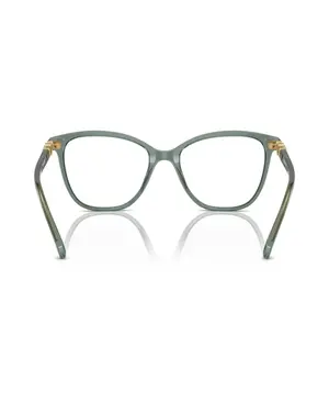 SWAROVSKI Square Frame Eyeglasses - Transparent Green