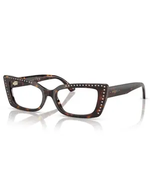 JIMMY CHOO Eyeglasses - Havana,silver Shade