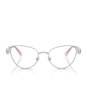 SWAROVSKI Cat Eye Eyeglasses - Silver