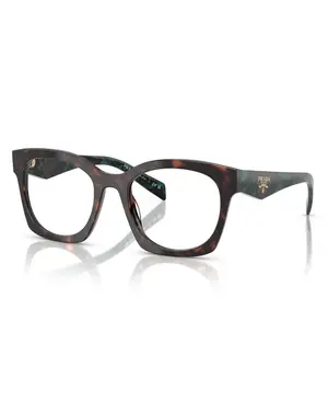 Prada Irregular Eyeglasses - Root Tortoise