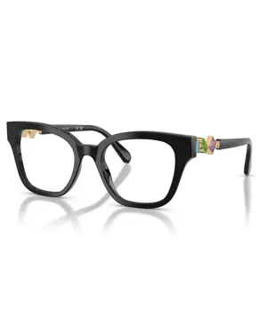 SWAROVSKI Square Eyeglasses - Black