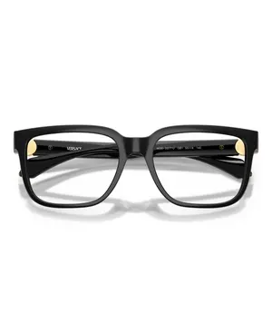 Versace Square Frame Eyeglasses - Black