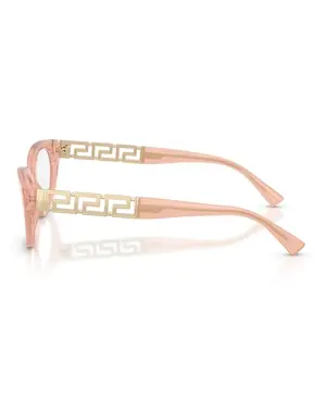 Versace Cat Eye Eyeglasses - Opal Powder