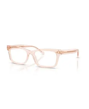 Ralph Lauren Square Eyeglasses - Transparent Pink