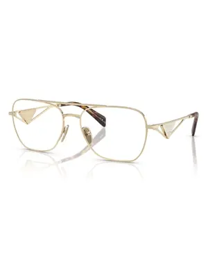Prada Eyeglasses Full Rim - Pale Gold