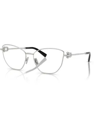 Tiffany & Co. Tiffany & Co. Cat Eye Eyeglasses In Gold Tone With Tortoiseshell Accents Silver