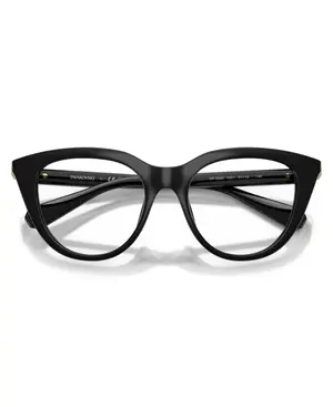 SWAROVSKI Cat Eye Eyeglasses - Black