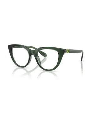 SWAROVSKI Cat Eye Eyeglasses - Transparent Green