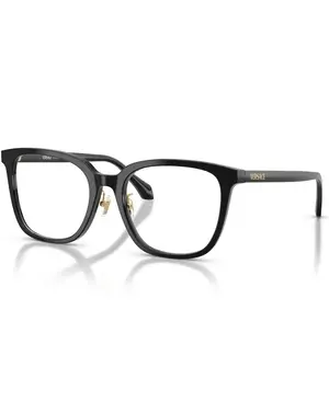 Versace Full Rim Acetate Eyeglasses - Black