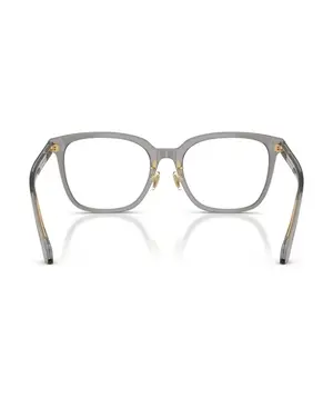 Versace Full Rim Acetate Eyeglasses - Transparent Gray