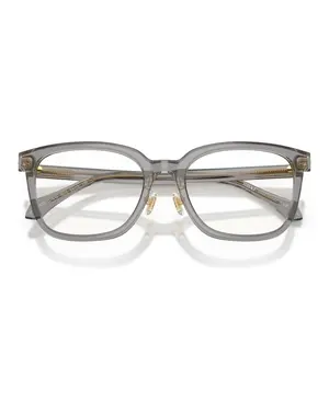 Versace Full Rim Acetate Eyeglasses - Transparent Gray