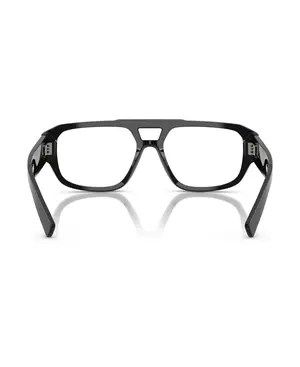 Dolce & Gabbana Aviator Eyeglasses - Brushed Black
