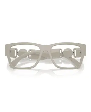 Versace Pillow Shape Eyeglasses - Light Gray