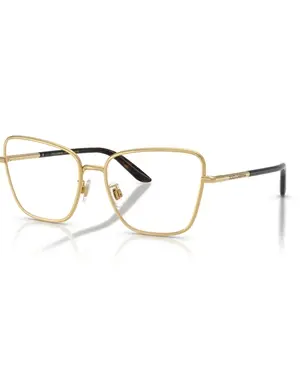 Dolce & Gabbana Cat Eye Eyeglasses - Gold