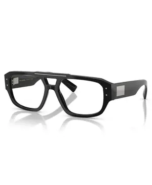 Dolce & Gabbana Aviator Eyeglasses - Black