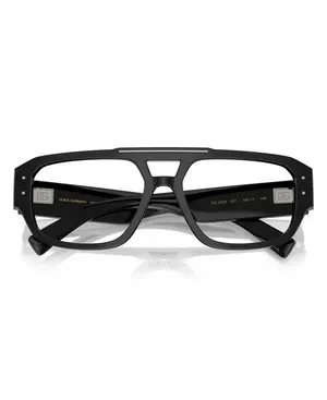 Dolce & Gabbana Aviator Eyeglasses - Black