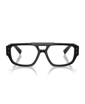 Dolce & Gabbana Aviator Eyeglasses - Black