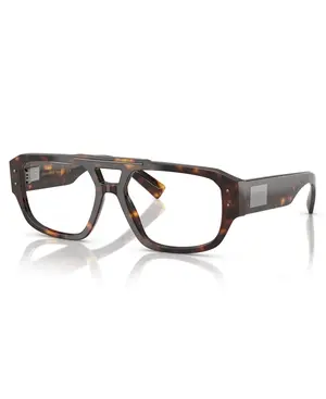 Dolce & Gabbana Aviator Eyeglasses - Havana