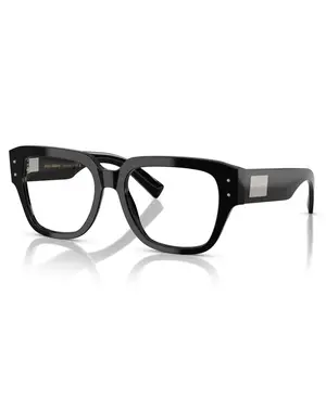 Dolce & Gabbana Full Rim Square Frame Eyeglasses - Black