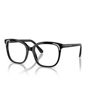 SWAROVSKI Eyeglasses With Embellished Detailing - Black
