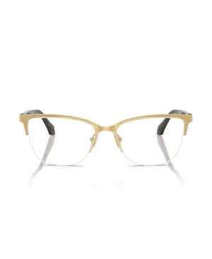 Versace Cat Eye Eyeglasses - Gold