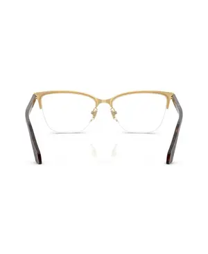 Versace Cat Eye Eyeglasses - Gold