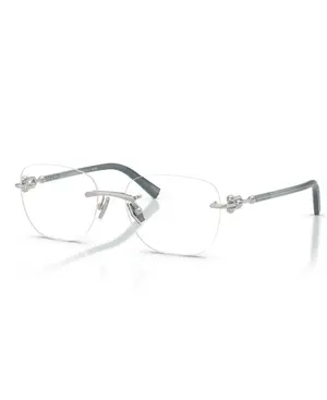 Tiffany & Co. Square Frame Eyeglasses - Silver