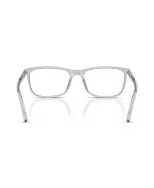 Dolce & Gabbana Transparent Grey Acetate Square Eyeglasses - Transparent Gray