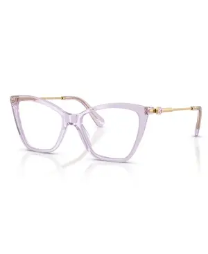 SWAROVSKI Cat Eye Eyeglasses - Transparent Lilac