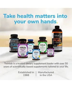 TWINLAB Stress B-complex Caps Energy Support Supplement With Vitamin B12 And B6-250 Capsules