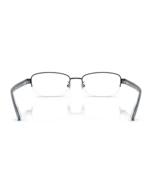 Brooks Brothers Oval Eyeglasses - Blue
