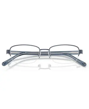 Brooks Brothers Oval Eyeglasses - Blue