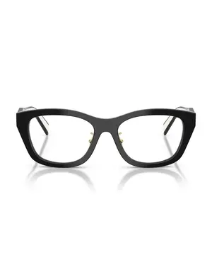 Prada Irregular Eyeglasses - Black