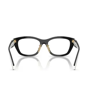 Prada Irregular Eyeglasses - Black