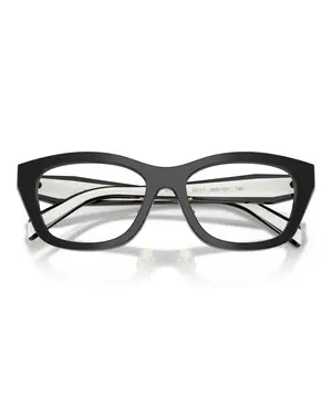 Prada Irregular Eyeglasses - Black