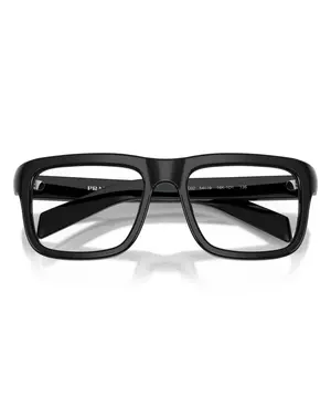 Prada Rectangle Full Rim Eyeglasses - Black