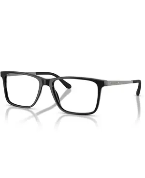 Ralph Lauren Rectangle Full Rim Eyeglasses - Black