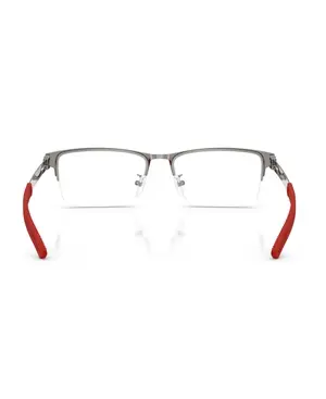 SCUDERIA FERRARI Rectangle Eyeglasses - Gunmetal Matte
