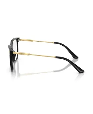 Versace Square Full Rim Eyeglasses - Black