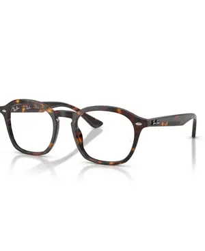 Ray-ban Square Frame Eyeglasses - Havana