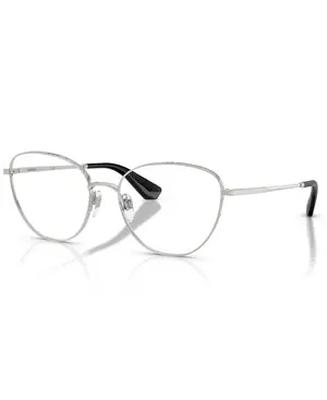 Burberry Cat Eye Eyeglasses - Silver