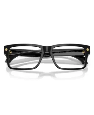 Versace Rectangle Eyeglasses - Black