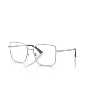 JIMMY CHOO Square Frame Eyeglasses - Silver
