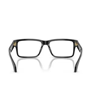 Versace Rectangle Eyeglasses - Black