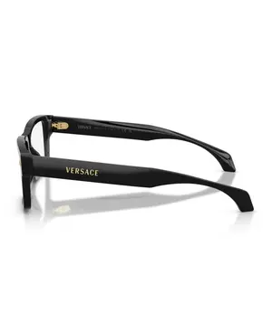 Versace Rectangle Eyeglasses - Black