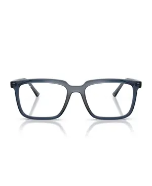Ray-ban Rectangle Eyeglasses - Transparent Blue