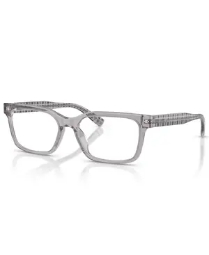 Brooks Brothers Rectangle Acetate Eyeglasses - Grey