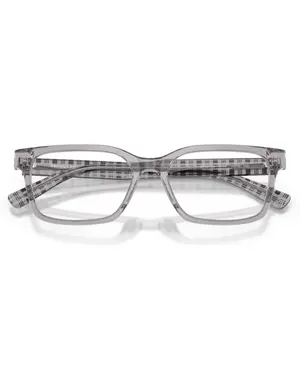 Brooks Brothers Rectangle Acetate Eyeglasses - Grey