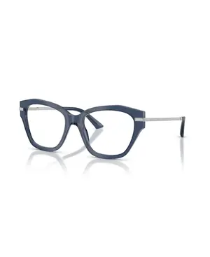 JIMMY CHOO Cat Eye Eyeglasses - Transparent Navy